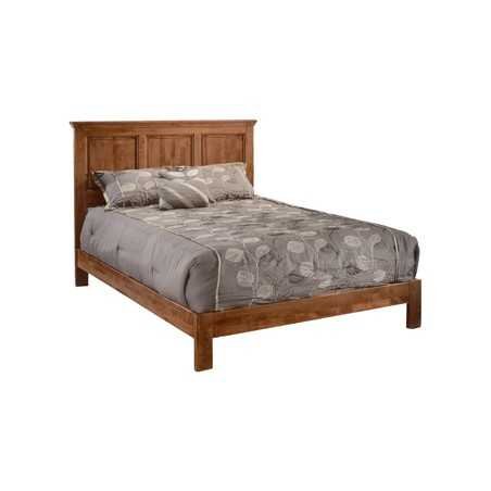 Alder Raised Panel Bed Size Full Color Tuscan