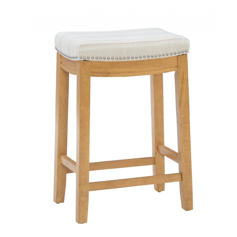 Claridge Natural Wood Bar Stool