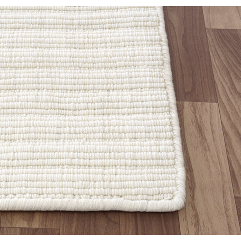 Helix Ivory Wool Rug Product Dimensions 1'10" x 3'