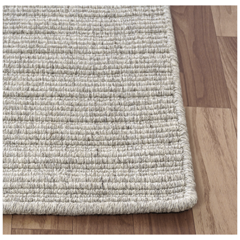 Helix Grey Wool Rug Product Dimensions 1'10" x 3'
