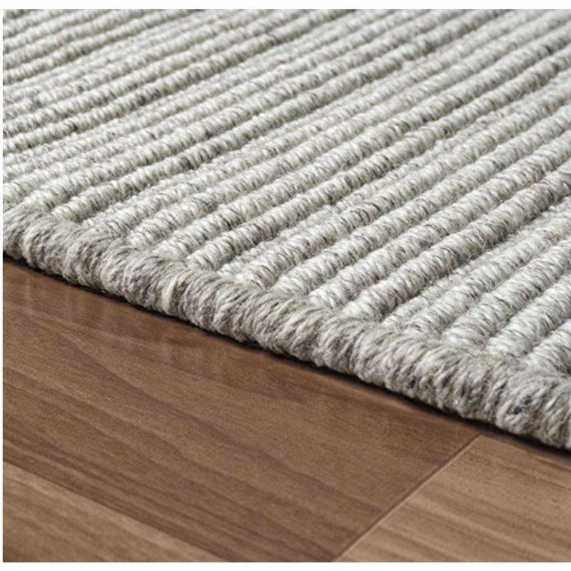 Helix Grey Wool Rug Product Dimensions 1'10" x 3'
