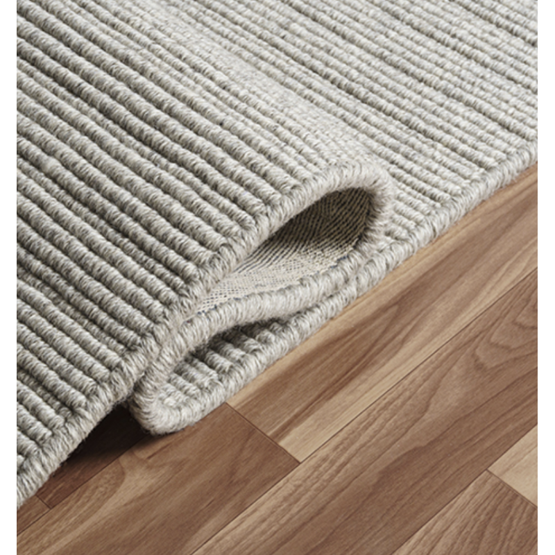 Helix Grey Wool Rug Product Dimensions 1'10" x 3'