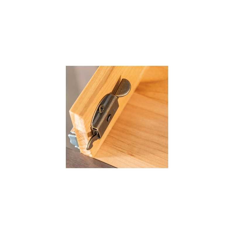 [56 Inch] Modular Shaker Wedge Desk Left Color Unfinished Wood Alder ...