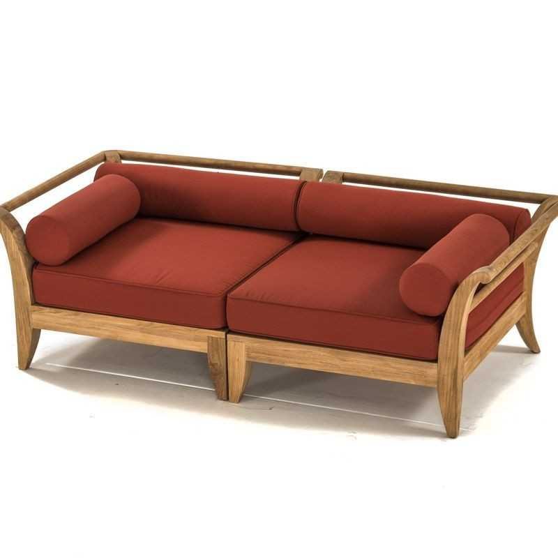 Aman Dias 2 Pc Teak Love Seat