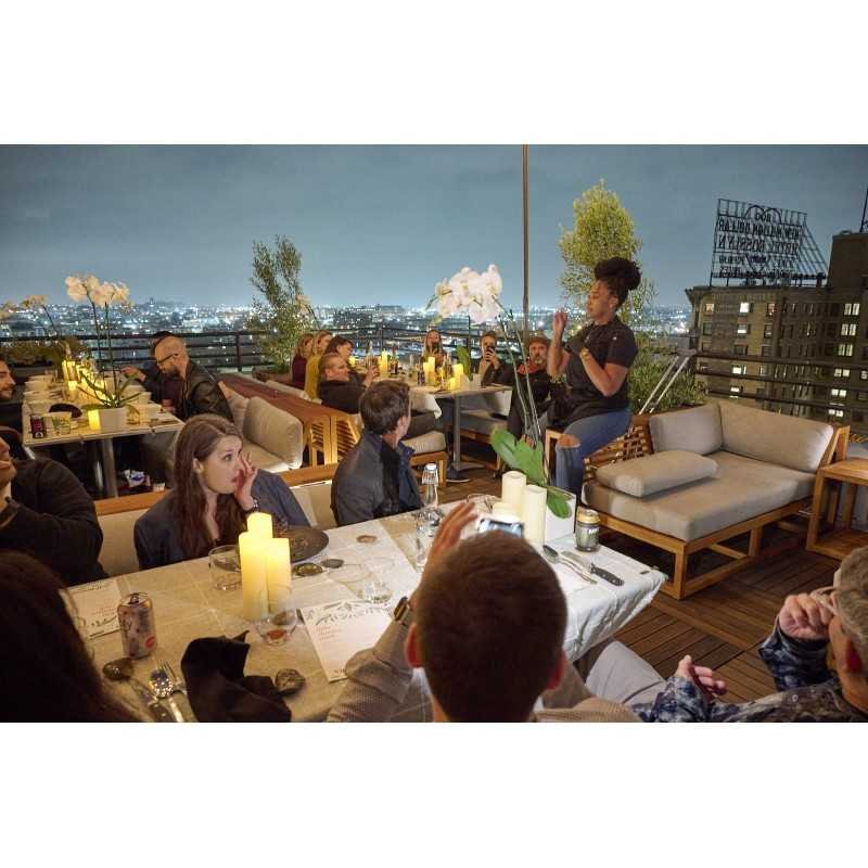 Maya Teak Slipper Chair - Sectional Component