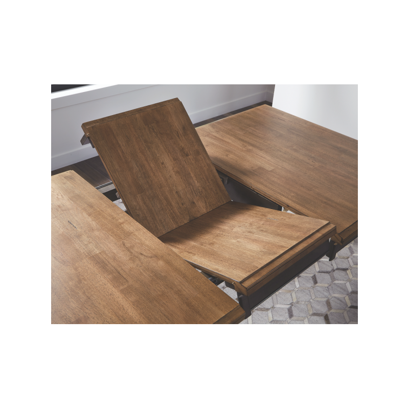 Vista Extension Table Color Hickory & Shell